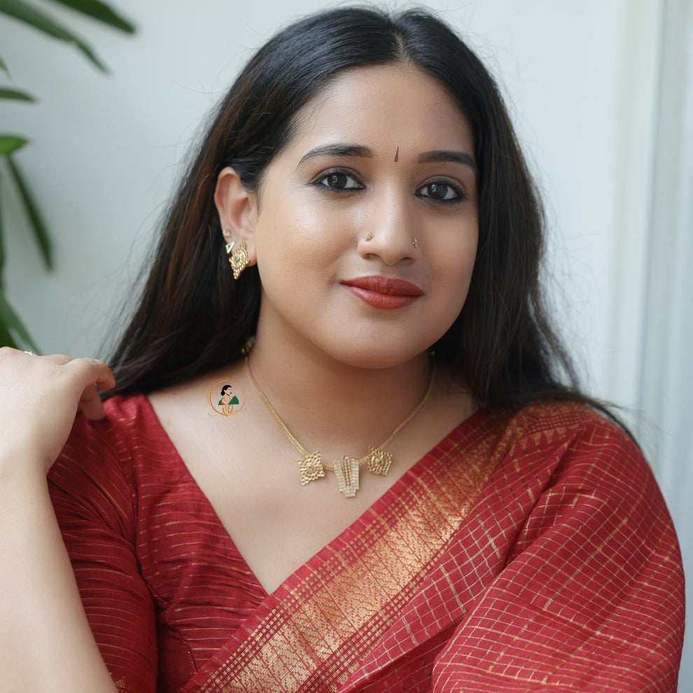 Shangu and Chakra Temple Choker – Varsha Designers